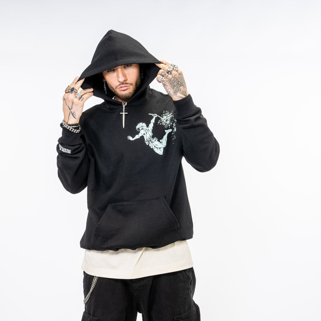 Vulcan God Of Fire French Terry Pullover Hoody – Junglist Network