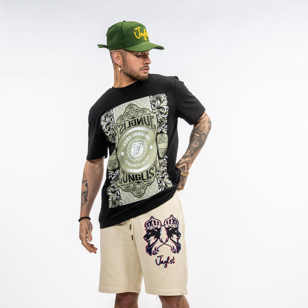 Pure Junglist Green T-Shirt - Black – Junglist Network