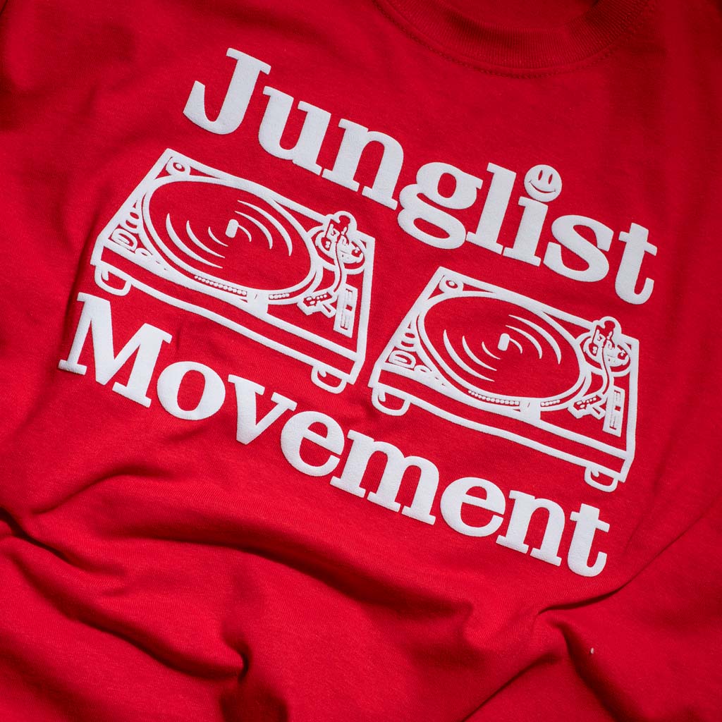 Junglist Movement T-Shirt Black | Junglist T-Shirts | Junglist Network