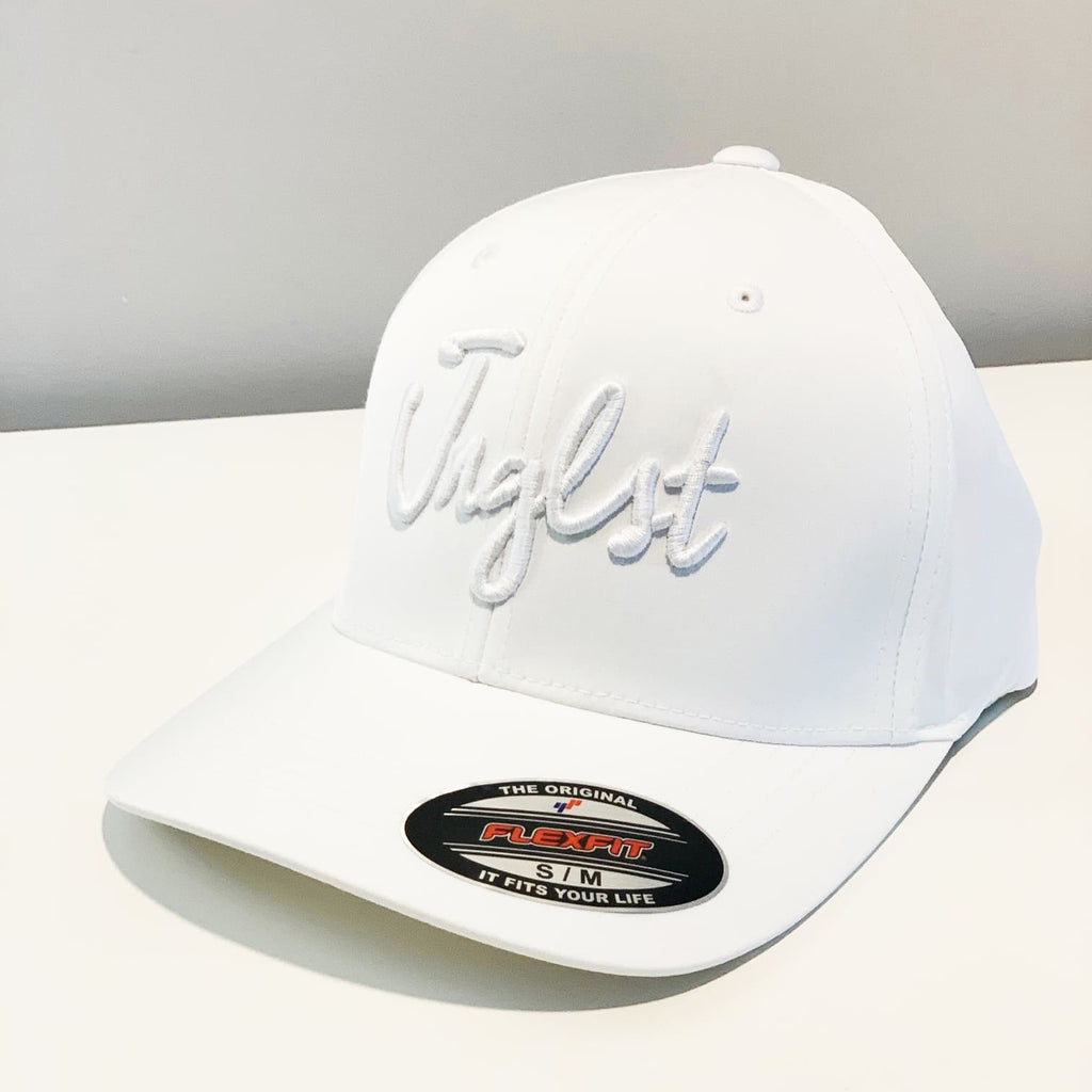 Junglist all White Curved Peak Cap | Junglist Caps | Junglist Network